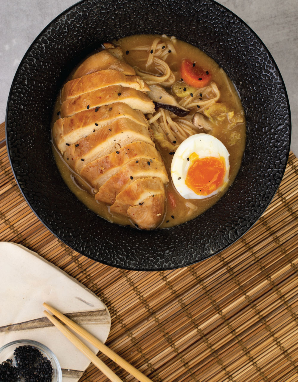 Ramen de pollo y setas - Bon Pollo